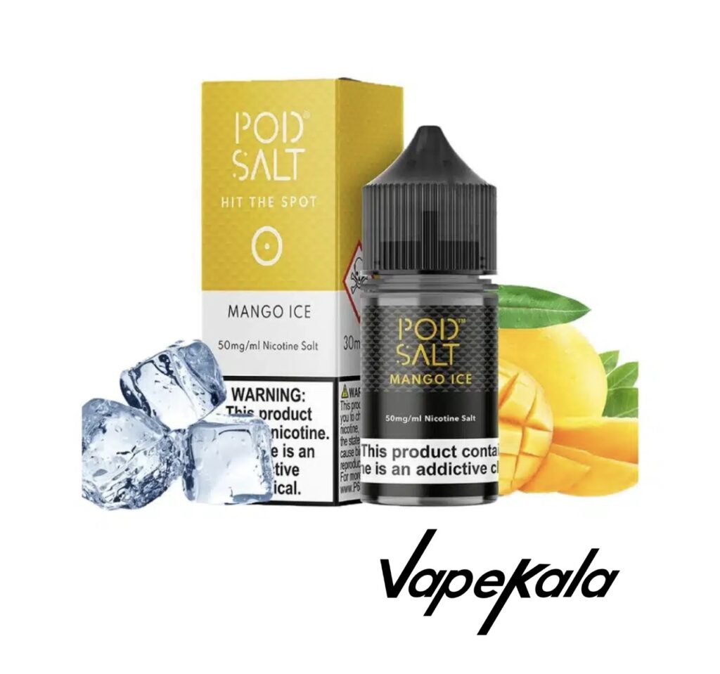 نیکوتین سالت انبه یخ پاد سالت Pod Salt Mango Ice - فروشگاه ویپ کالا
